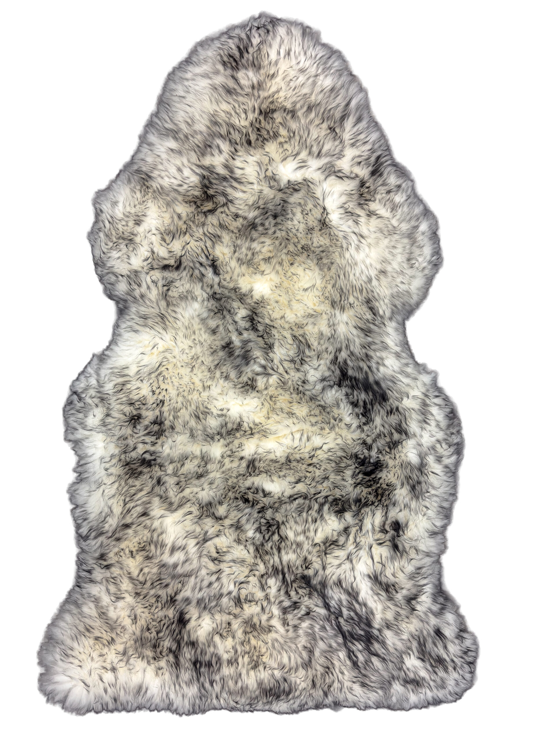Large Sheepskin Pelt – White with Gray Tips - Idaho Wool Growers ...